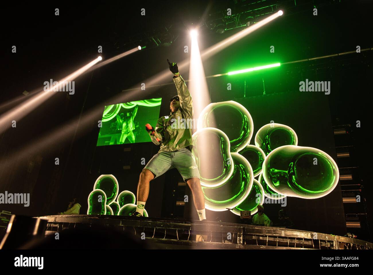 London, United Kingdom. 31st March 2025. Latin award winning rapper ...