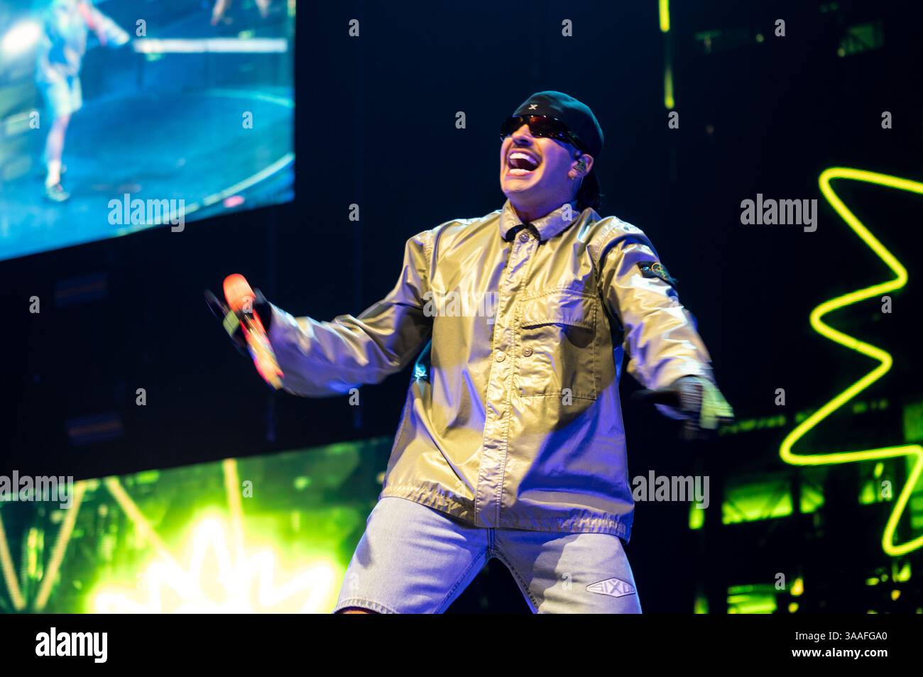 London, United Kingdom. 31st March 2025. Latin award winning rapper ...