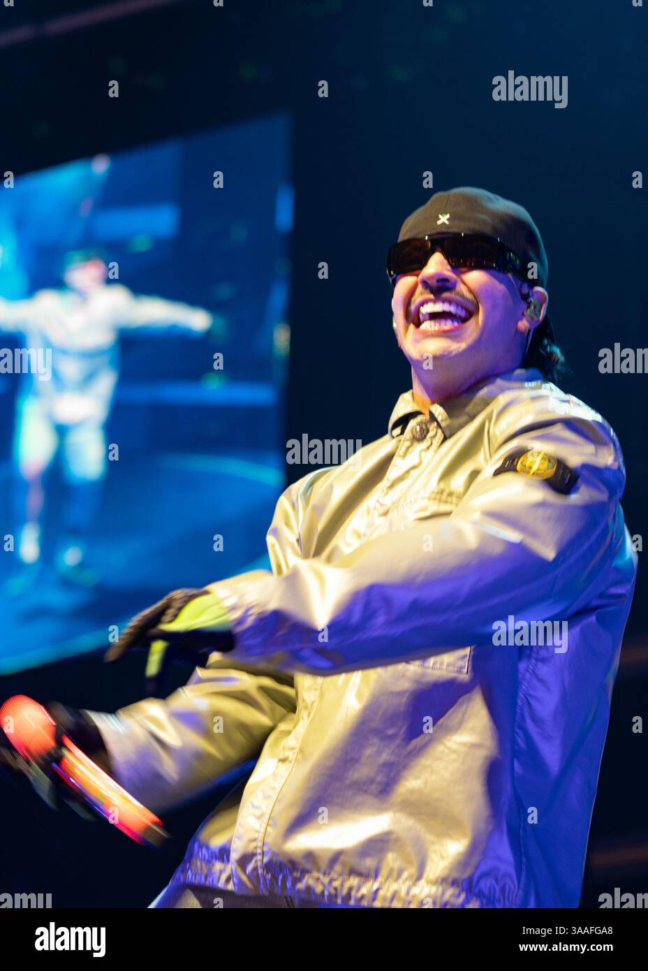 London, United Kingdom. 31st March 2025. Latin award winning rapper ...