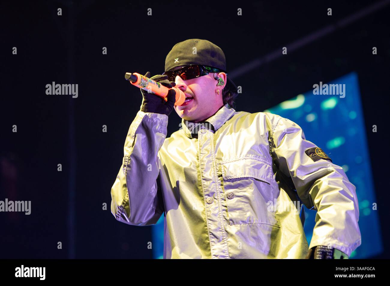 London, United Kingdom. 31st March 2025. Latin award winning rapper ...