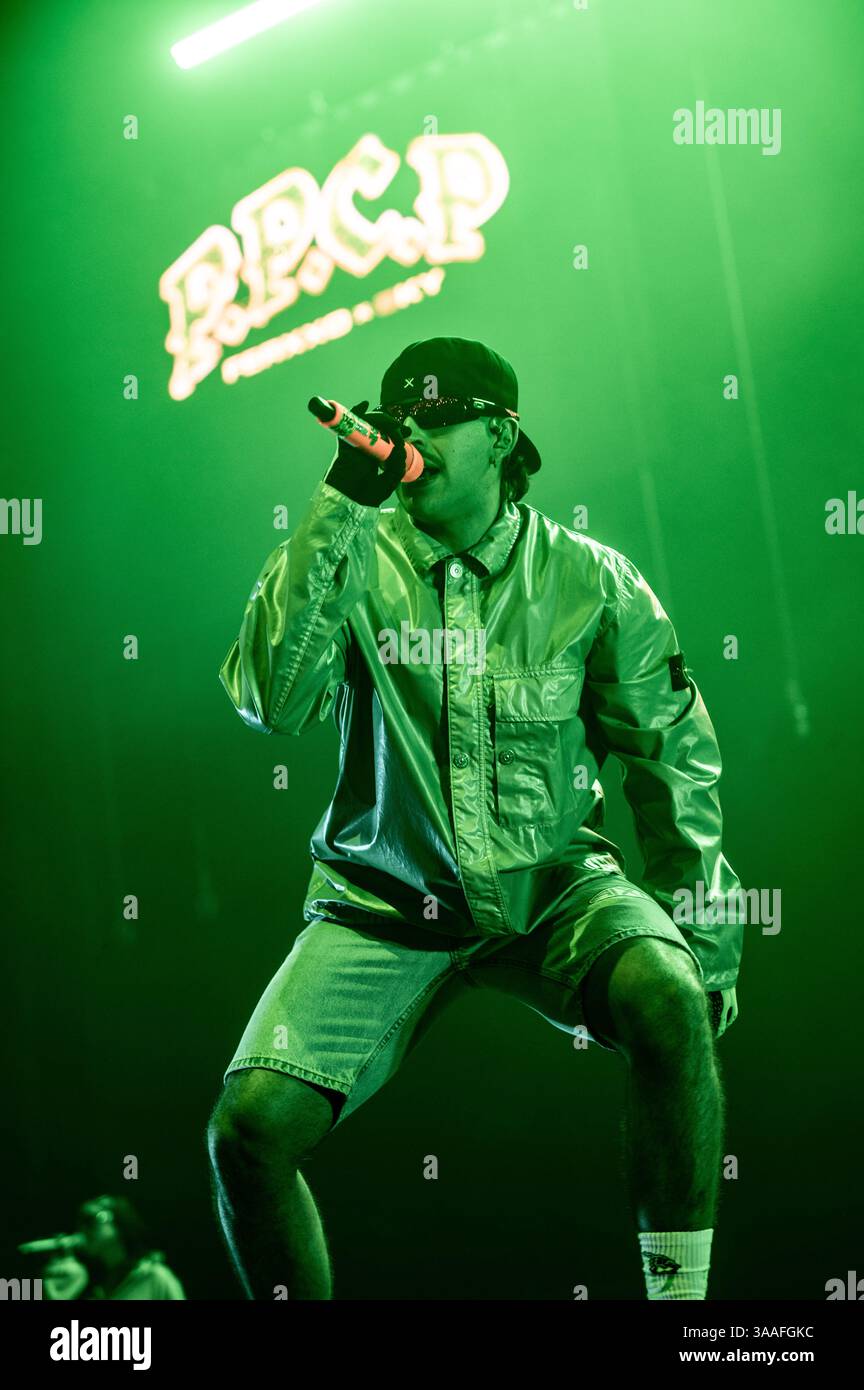 London, United Kingdom. 31st March 2025. Latin award winning rapper ...