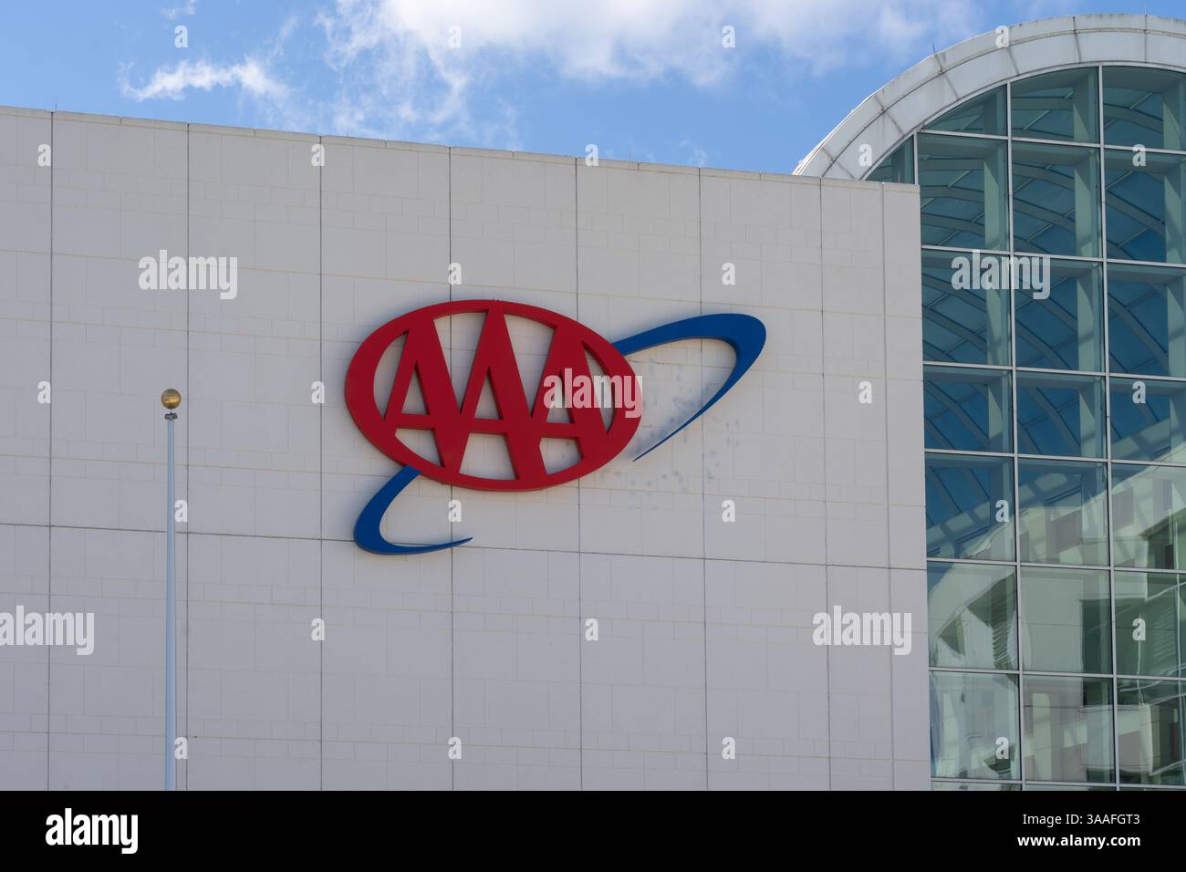 Lake Mary, FL, USA - January 17, 2022: AAA headquarters in Lake Mary ...