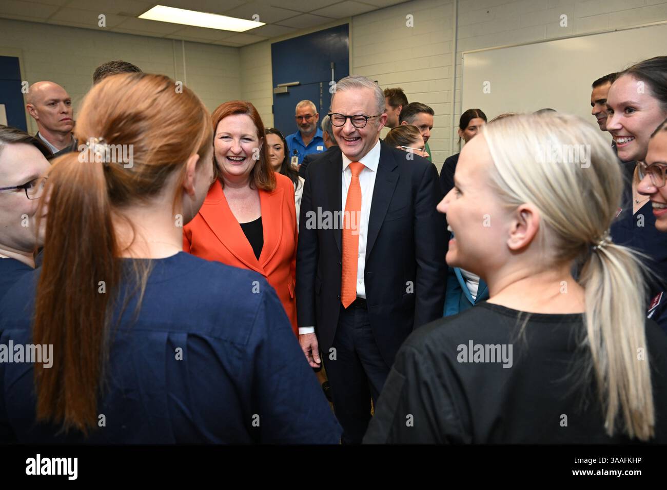 Adelaide, Australia. 01st Apr, 2025. Australian Prime Minister Anthony ...