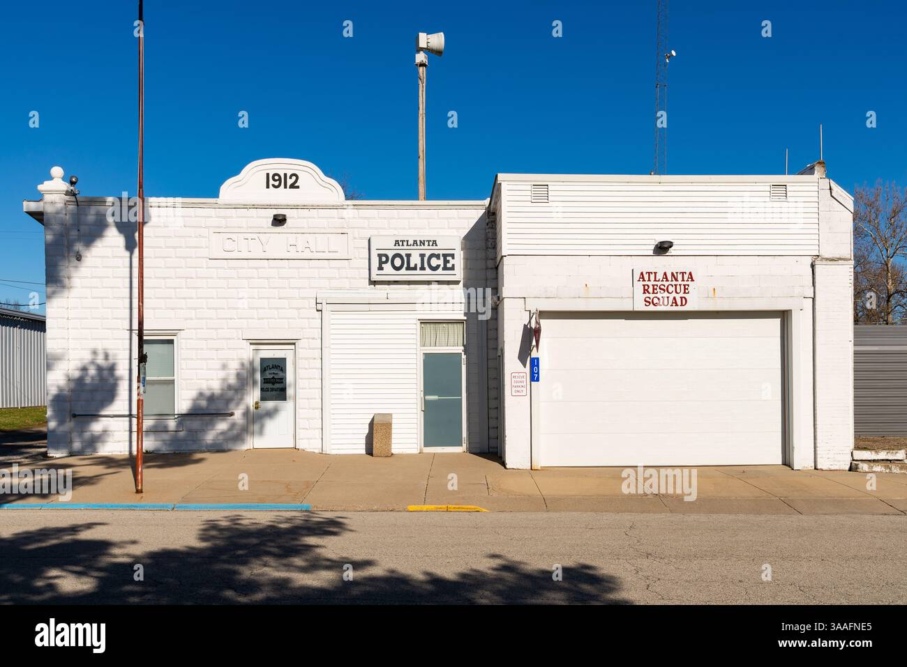 Atlanta, Illinois - United States - March 22nd, 2025: Exterior of ...