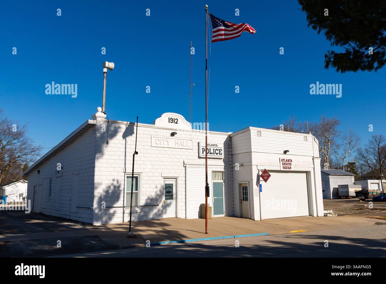 Atlanta, Illinois - United States - March 22nd, 2025: Exterior of ...