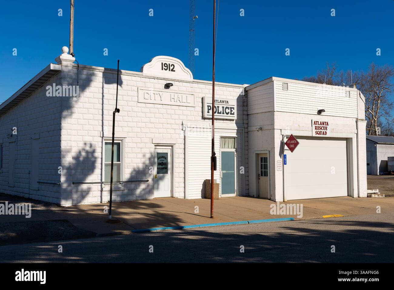 Atlanta, Illinois - United States - March 22nd, 2025: Exterior of ...