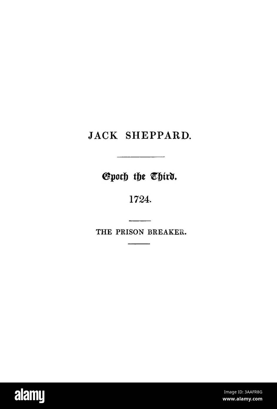 Jack Sheppard 3-1840-0013 Stock Photo - Alamy