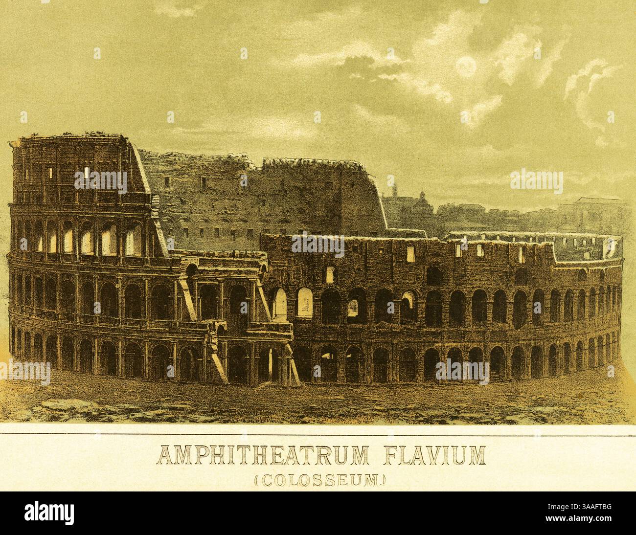 Amphiteatrum Flavium, Colosseum, amphitheatre, built 72-80 AD ...