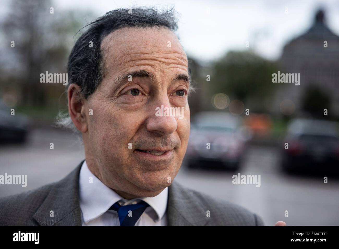 Rep. Jamie Raskin (D-Md.) speaks with reporters outside the U.S ...