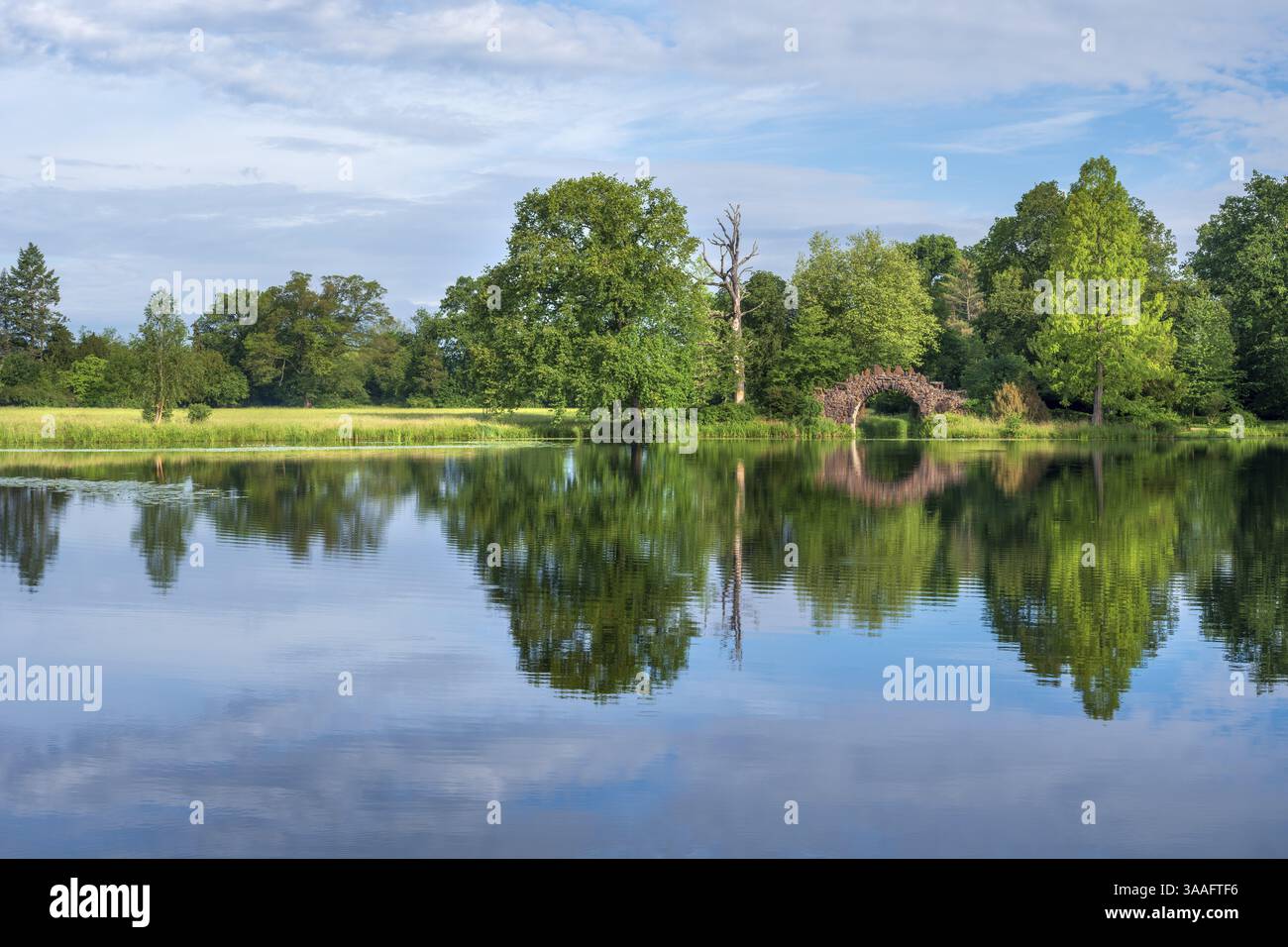 The High Bridge in Woerlitz Park, Garden Kingdom of Dessau-Woerlitz ...