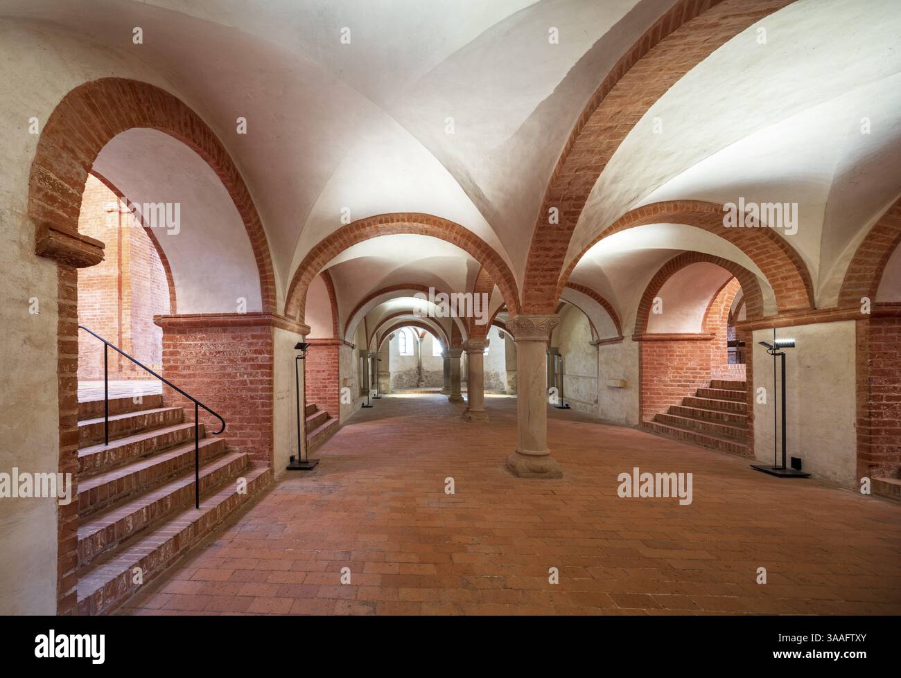 The crypt of the monastery church of Jerichow Monastery, cradle of ...