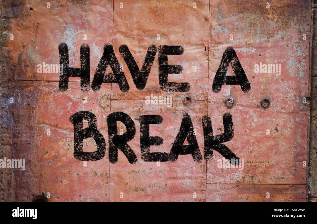 Have A Break Concept Stock Photo - Alamy