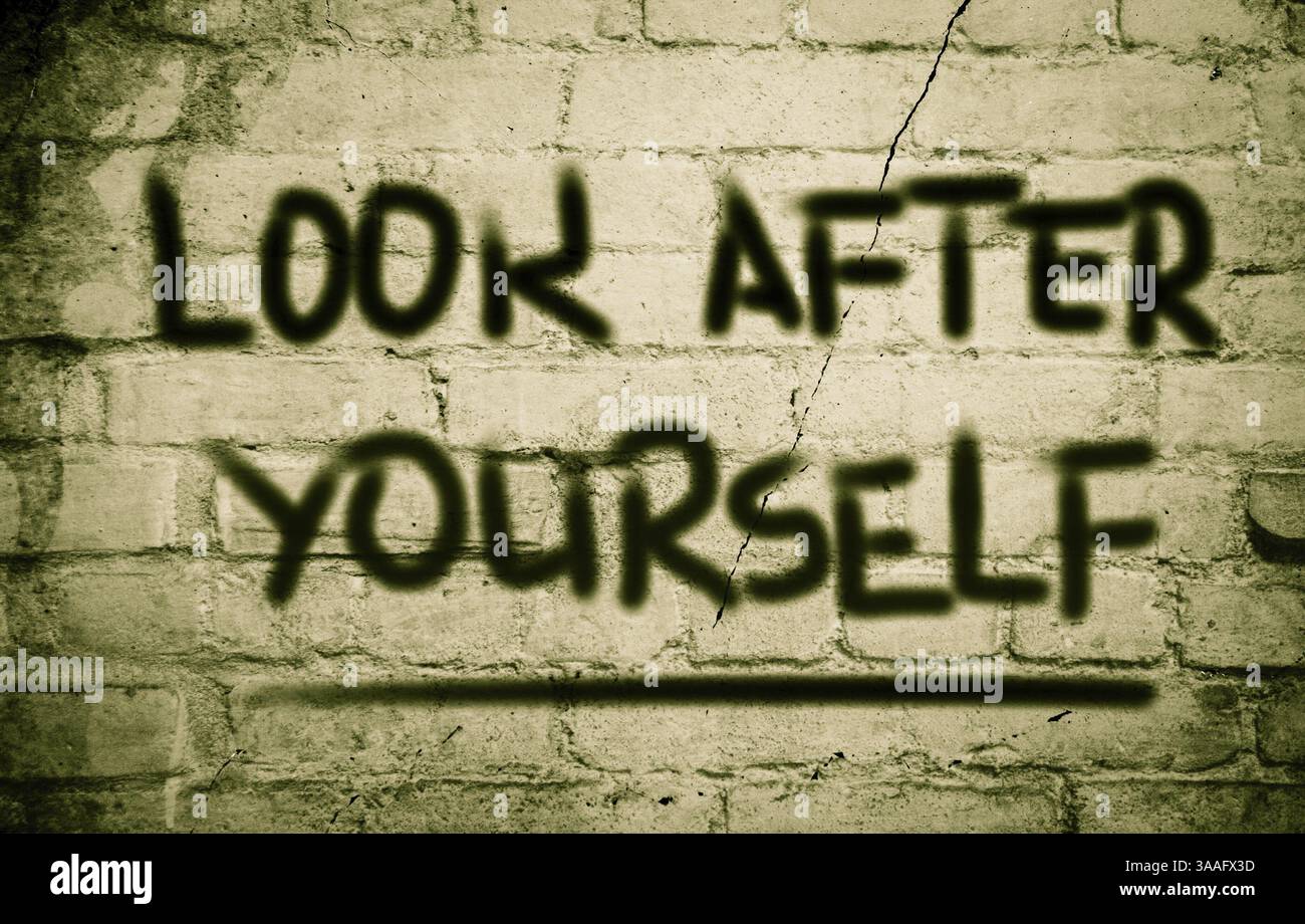 Look After Yourself Concept Stock Photo - Alamy