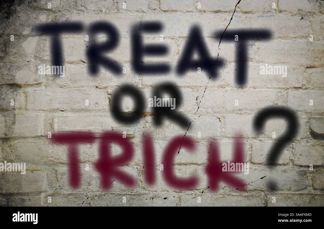 Trick treat hand drawn hi-res stock photography and images - Alamy