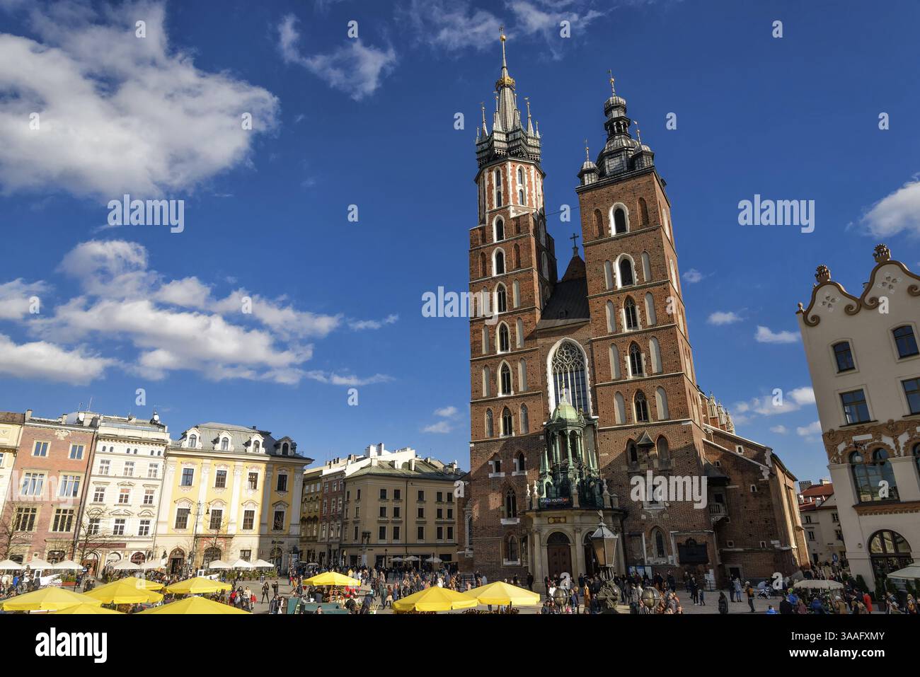 St Mary's Church in Krakow Stock Photo - Alamy