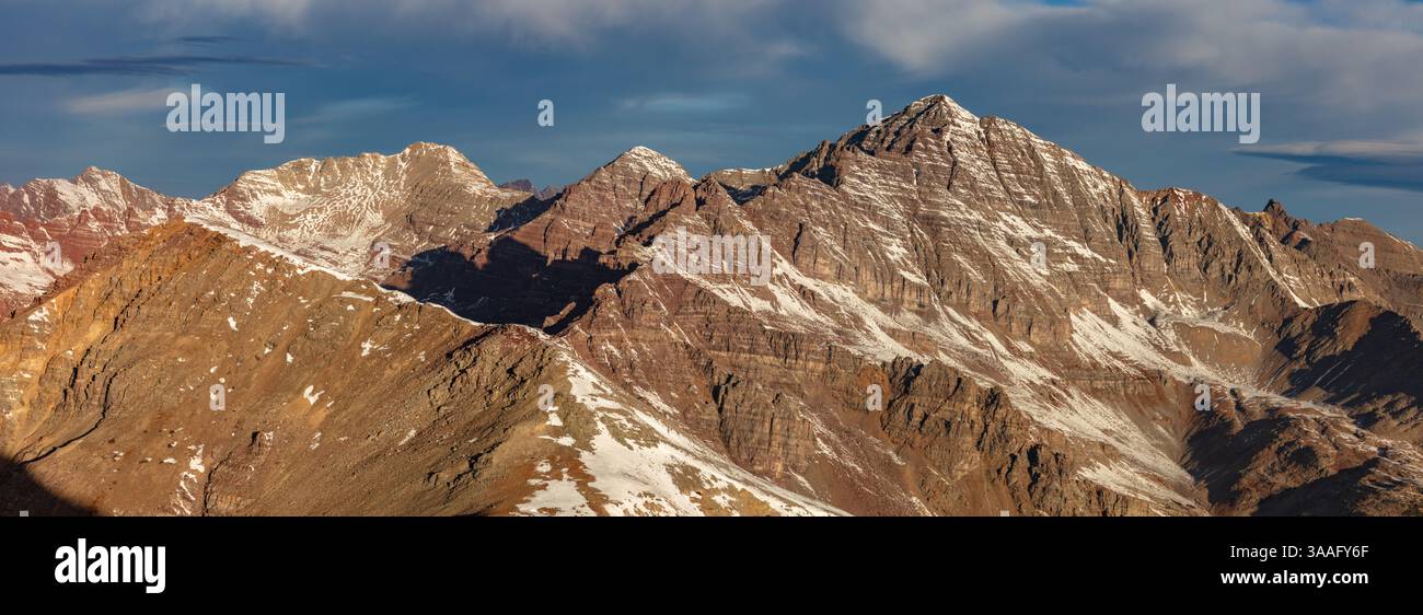 Castle Peak (14,274') is the tallest mountain in the Elk Range of ...