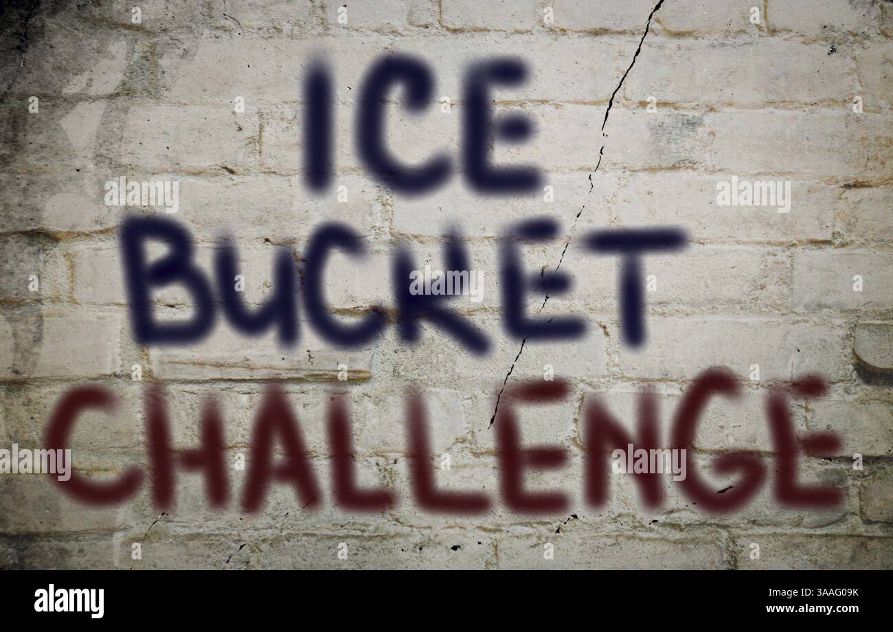 Ice Bucket Challenge Concept Stock Photo - Alamy
