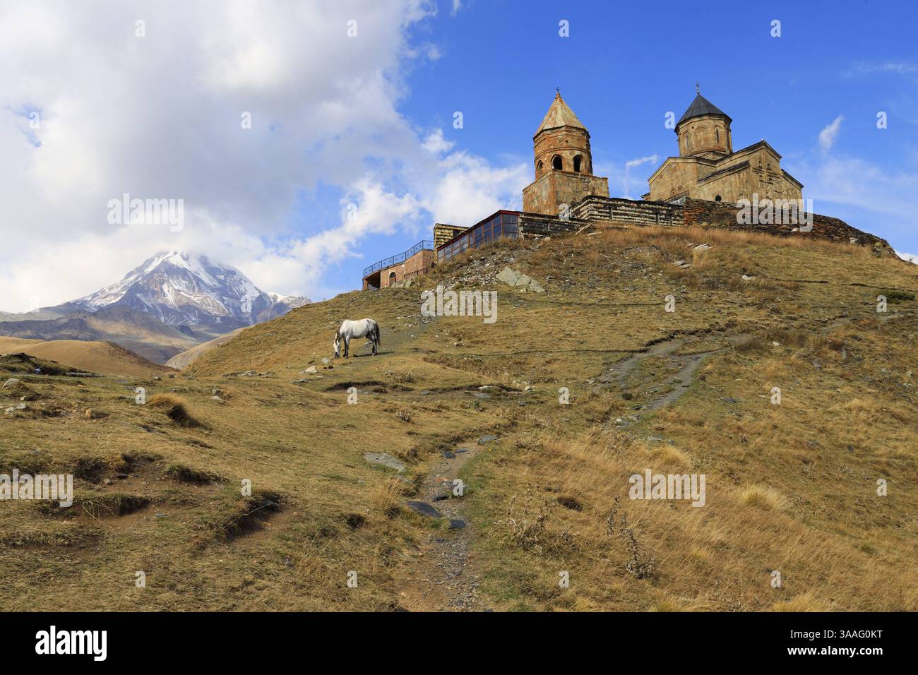 Mtskheta-Mtianeti, cross-domed church Zminda Sameba (Holy Trinity ...