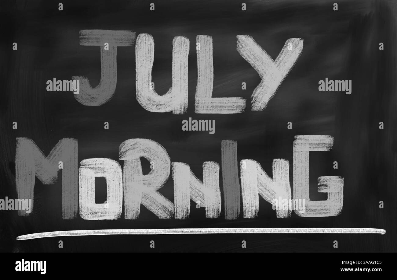 July Morning Concept Stock Photo - Alamy