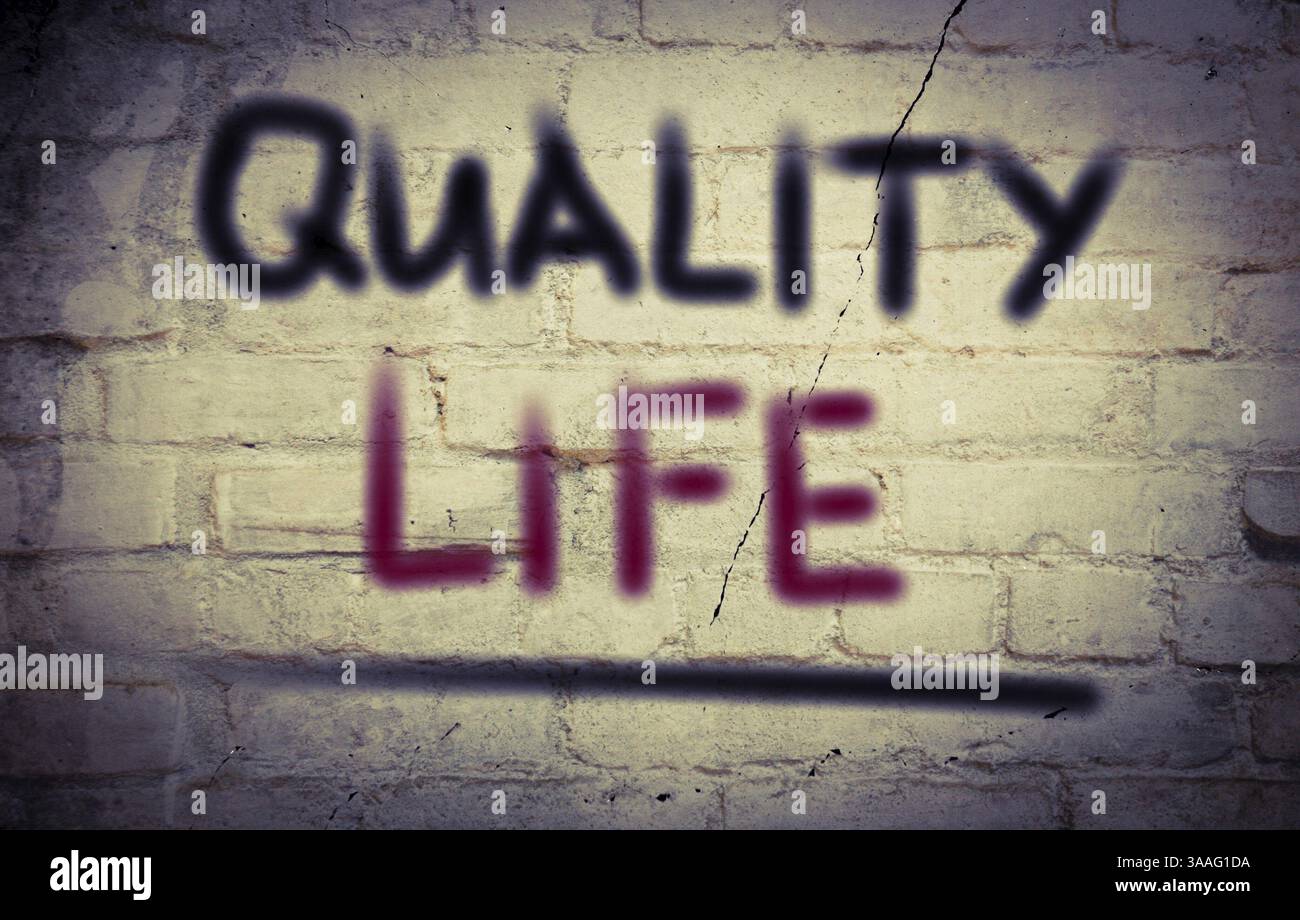 Quality Life Concept Stock Photo - Alamy