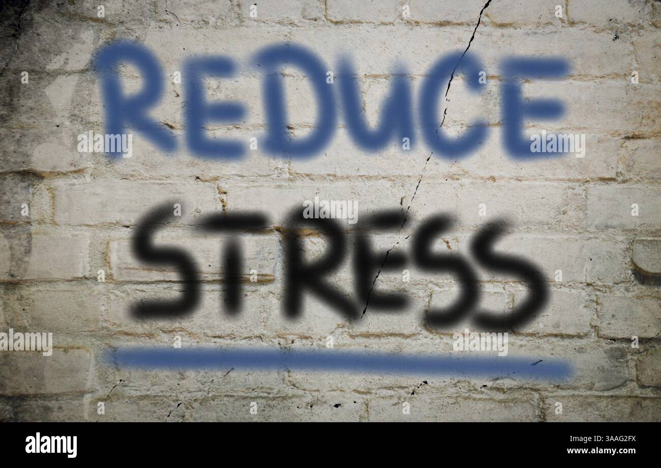Reduce Stress Concept Stock Photo - Alamy