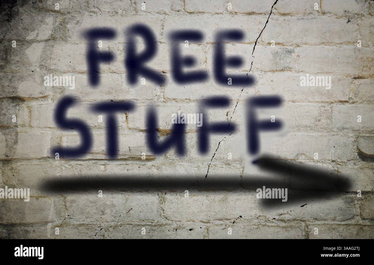 Free stuff hi-res stock photography and images - Alamy