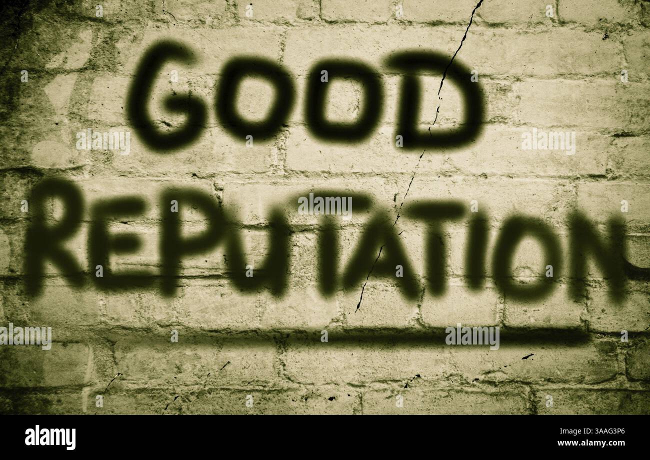 Good Reputation Concept Stock Photo - Alamy