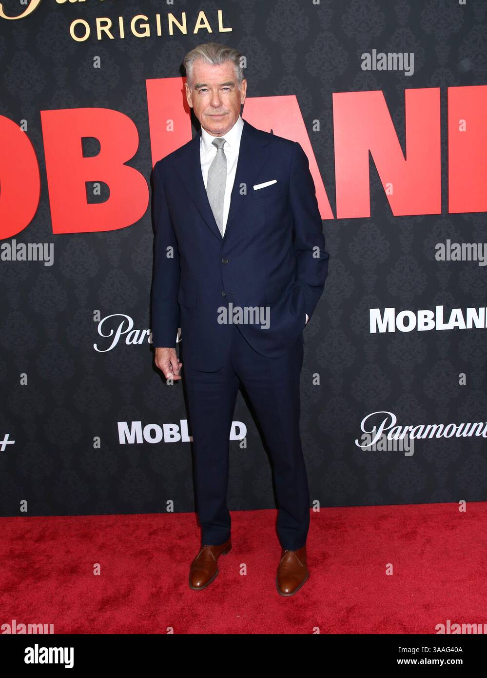 Pierce Brosnan attending the 'MobLand' New York Premiere held at the ...