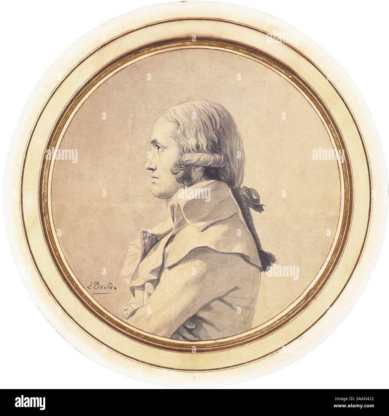 Jacques Louis David - Portrait of Joseph-Nicolas Barbeau du Barran ...