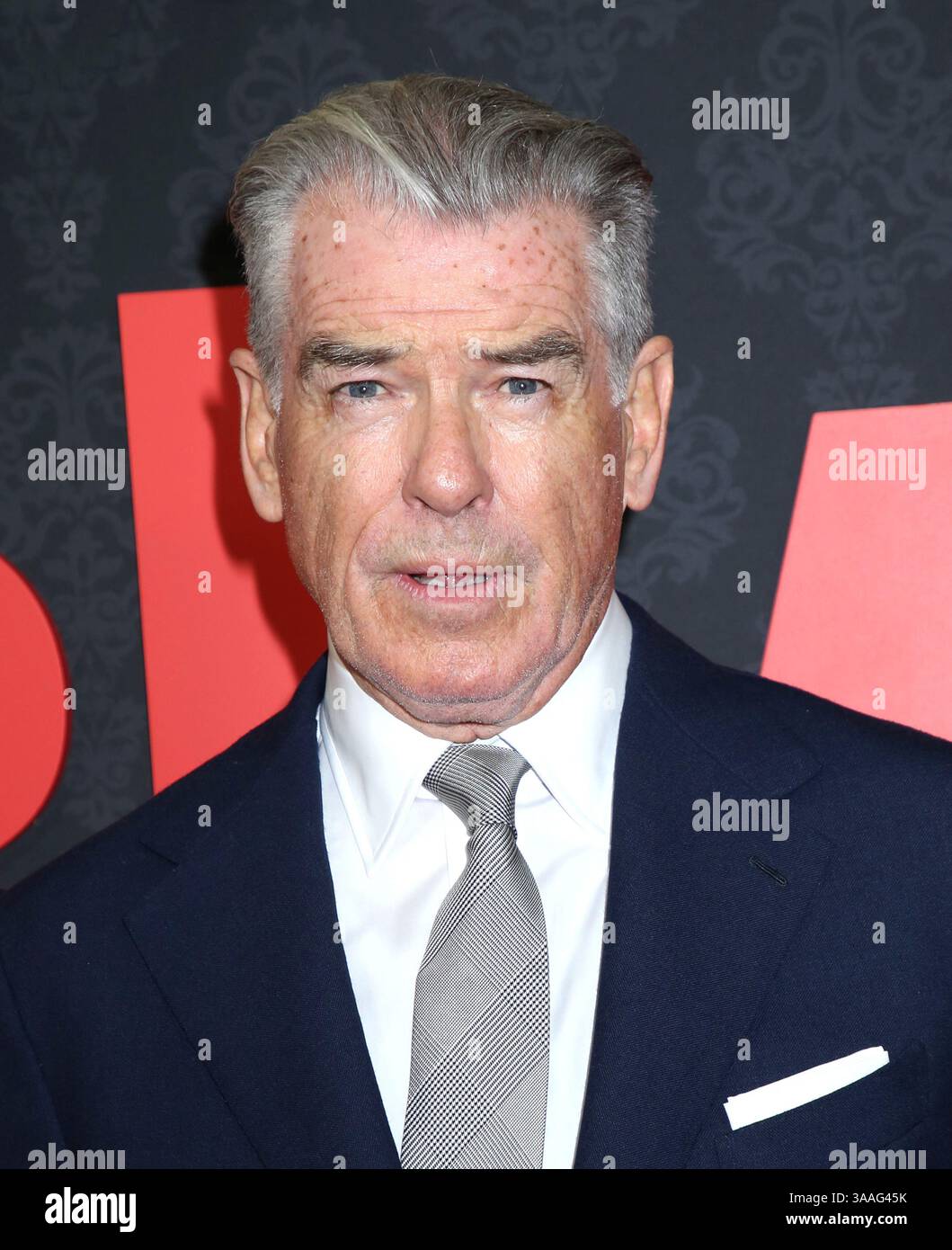 Pierce Brosnan attending the 'MobLand' New York Premiere held at the ...