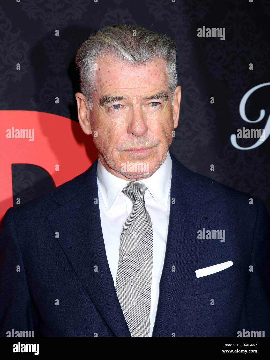 New York City, USA. 31st Mar, 2025. Pierce Brosnan attending the ...