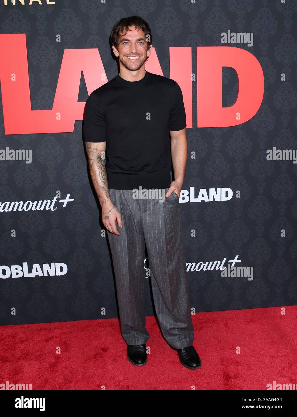 New York City, USA. 31st Mar, 2025. Alex Fine attending the 'MobLand ...