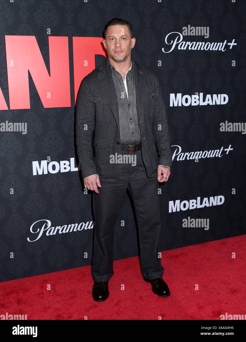 New York City, USA. 31st Mar, 2025. Tom Hardy attending the 'MobLand ...