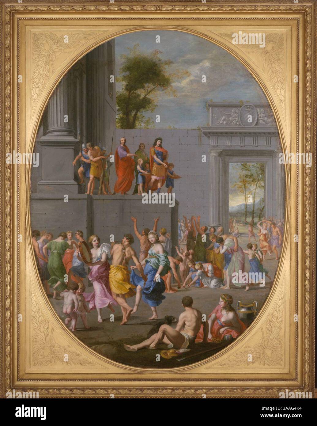 Jacques Stella - The Liberality of Titus (Allegory of the Liberality of ...