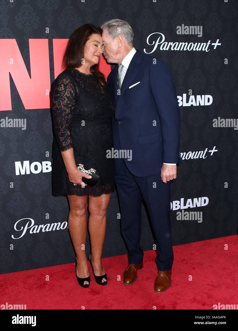 New York City, USA. 31st Mar, 2025. Keely Shaye Smith and Pierce ...