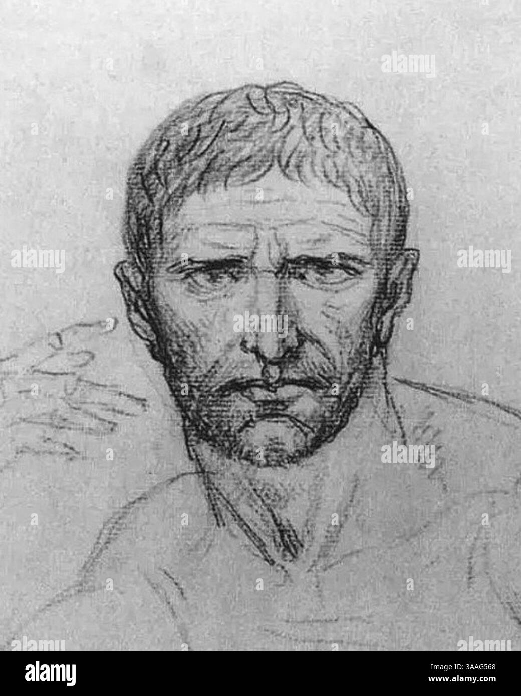 Jacques-Louis David - Brutus 1790 Detail Stock Photo - Alamy