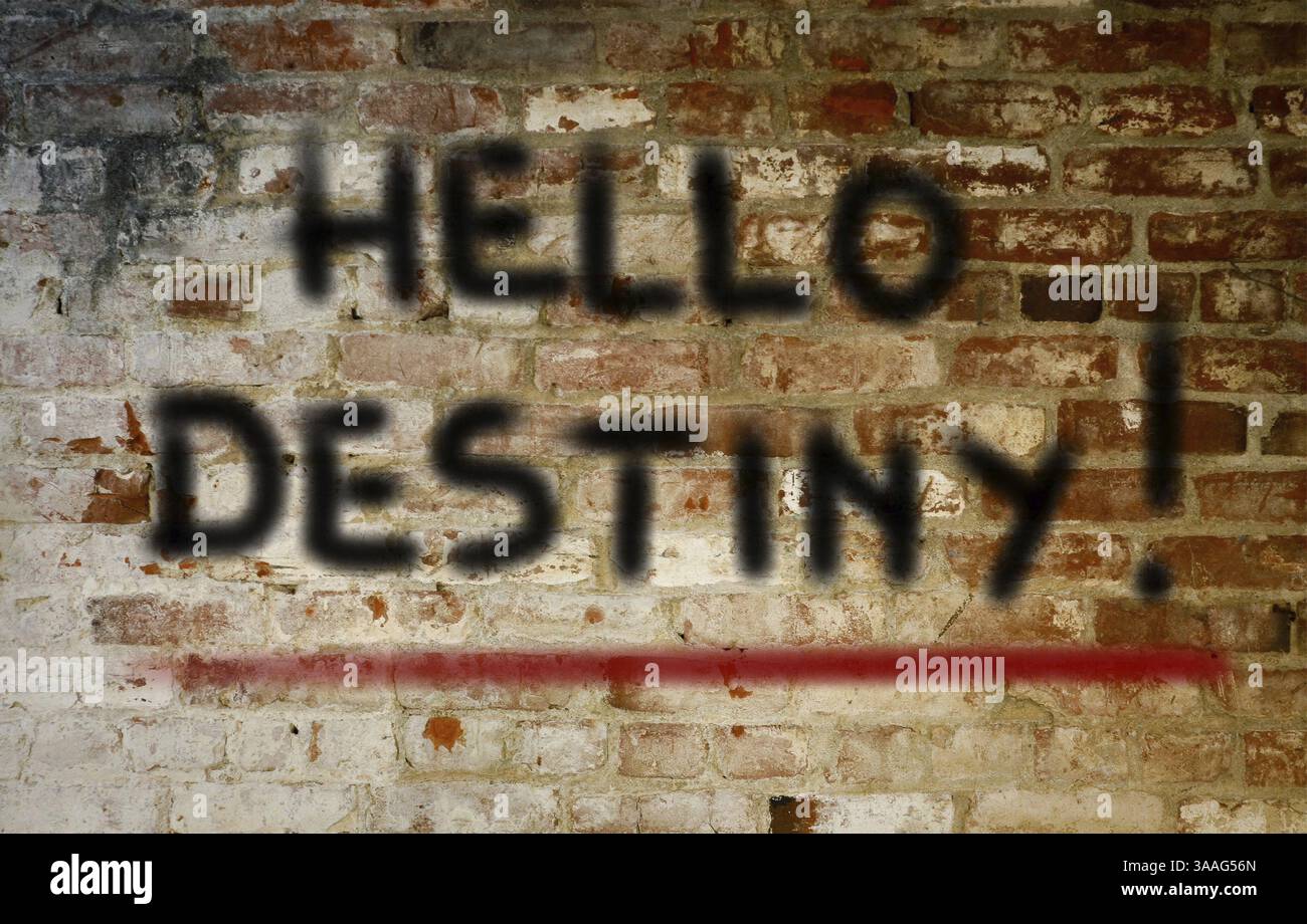 Hello Destiny Concept Stock Photo - Alamy