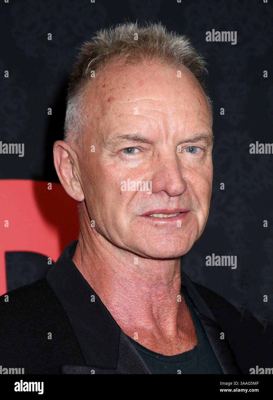 New York City, USA. 31st Mar, 2025. Sting attending the 'MobLand' New ...