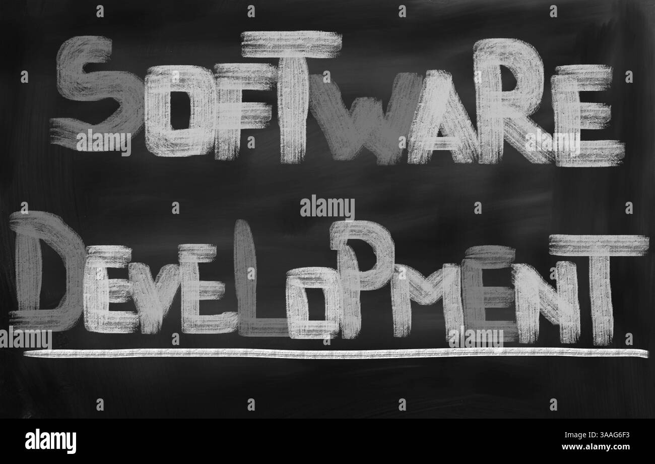 Software Development Concept Stock Photo - Alamy
