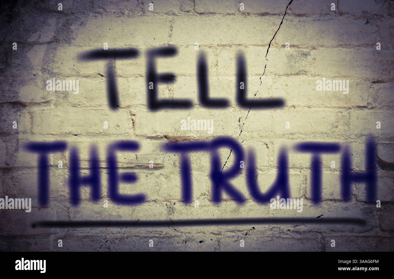 Truth symbol concept words hi-res stock photography and images - Alamy