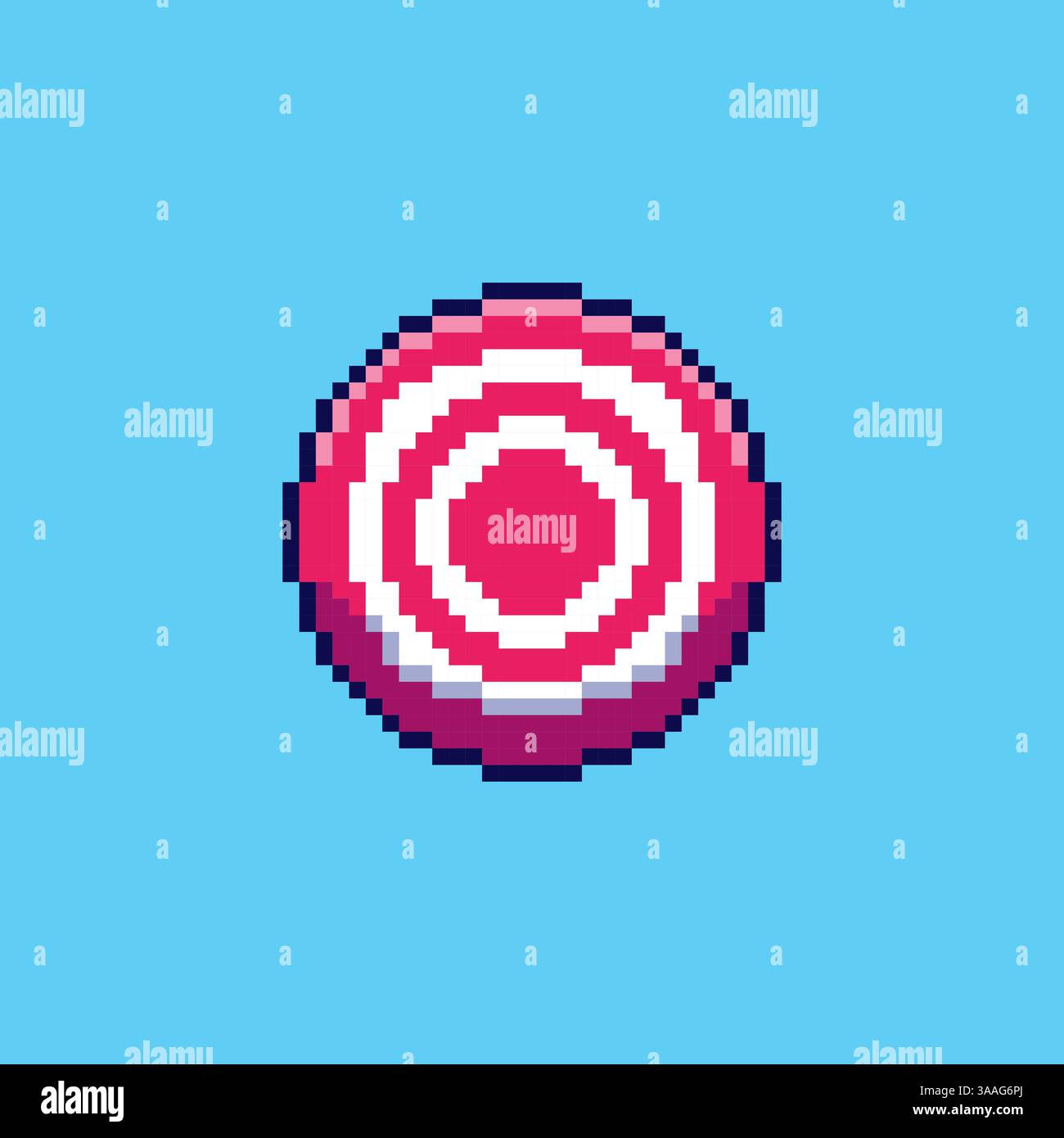 Pixel art Target Icon game asset design Stock Vector Image & Art - Alamy