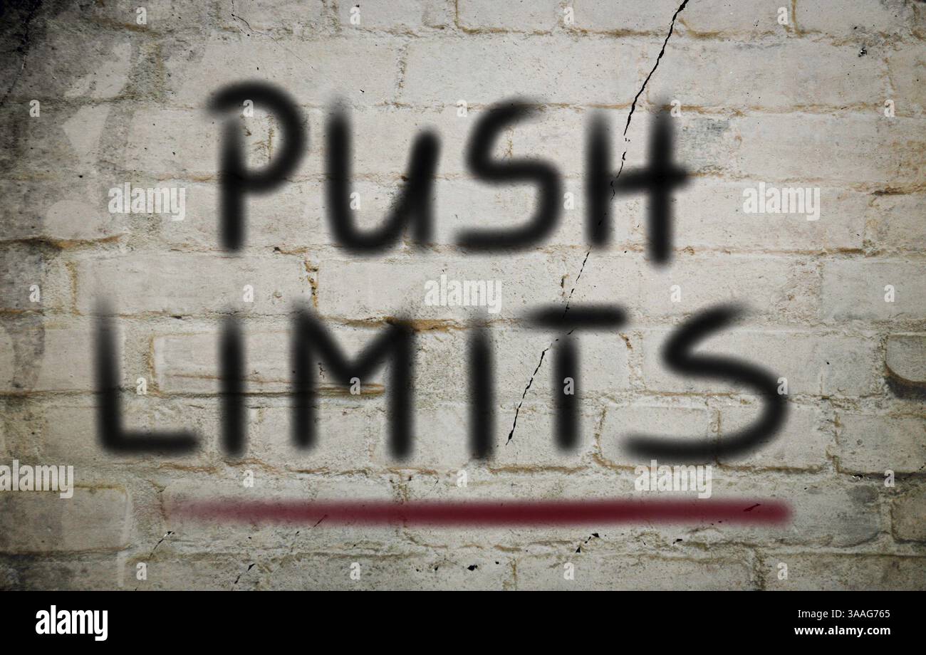 Push Limits Concept Stock Photo - Alamy