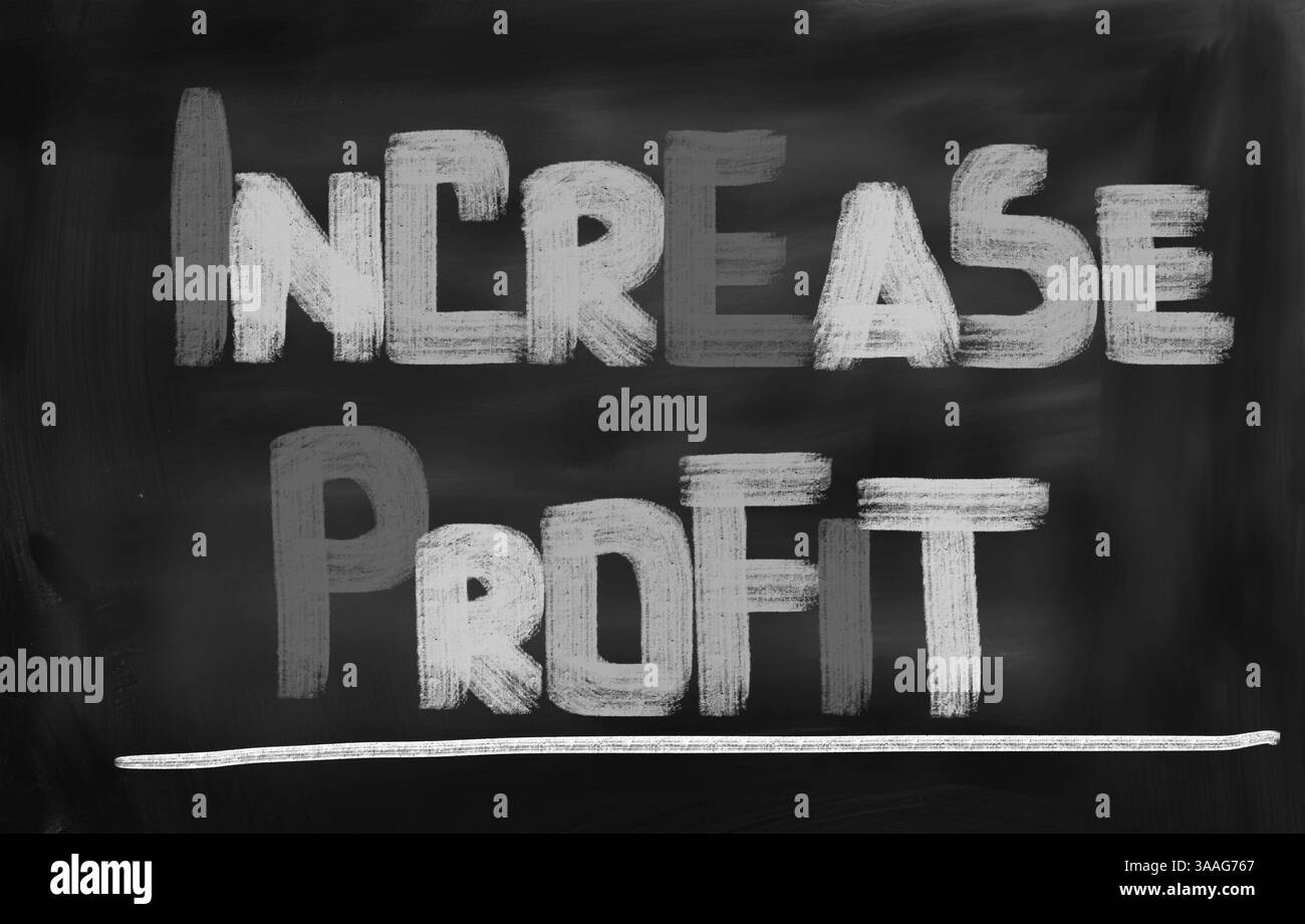 Increase Profit Concept Stock Photo - Alamy