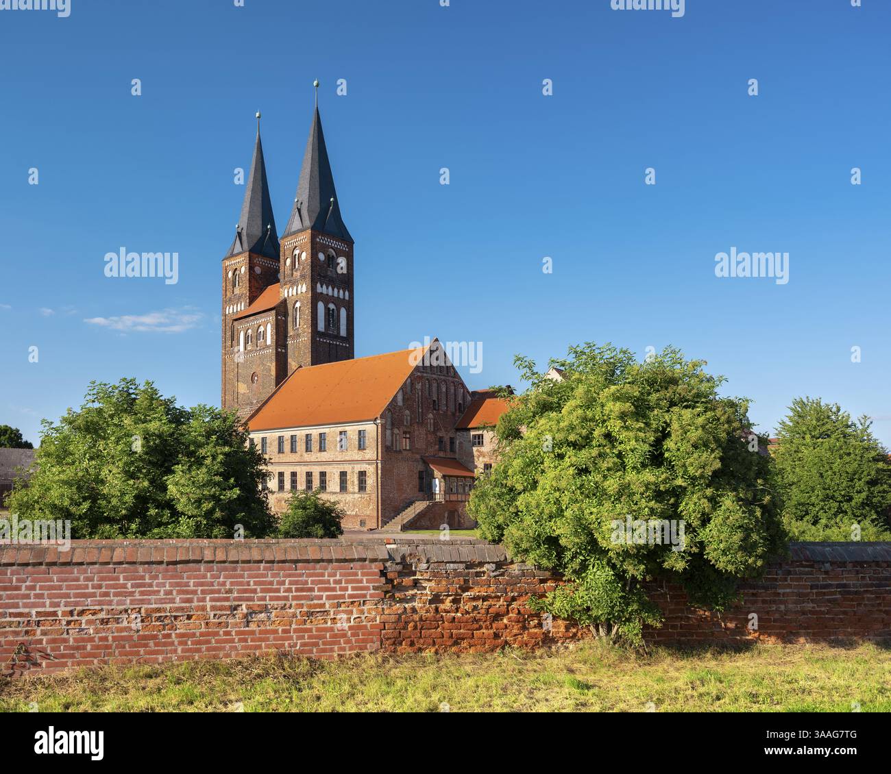 The monastery church of Jerichow Monastery, the cradle of North German ...