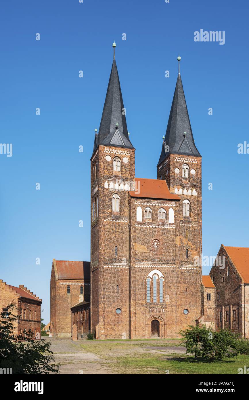 The monastery church of Jerichow Monastery, the cradle of North German ...