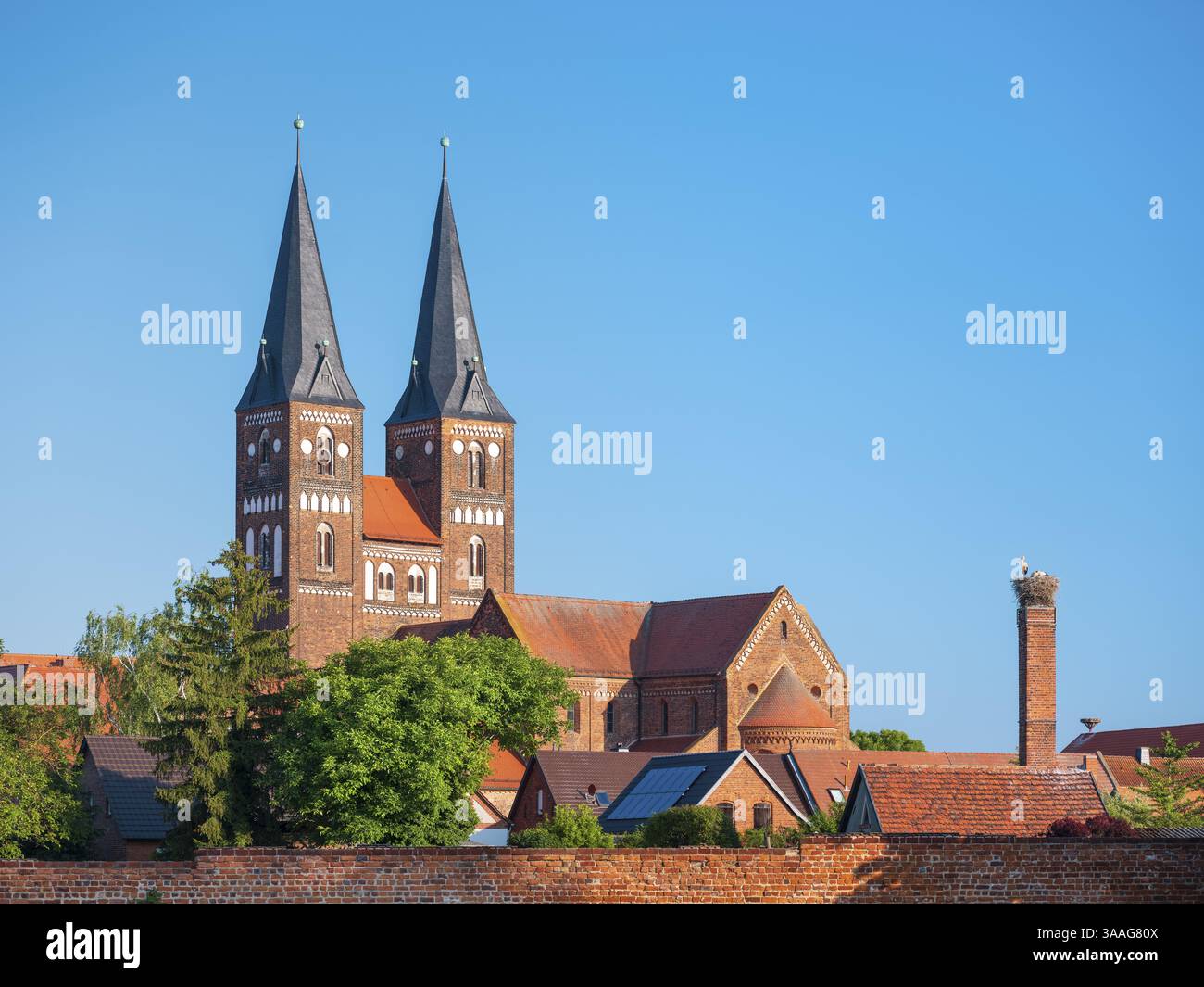 The monastery church of Jerichow Monastery, cradle of North German ...