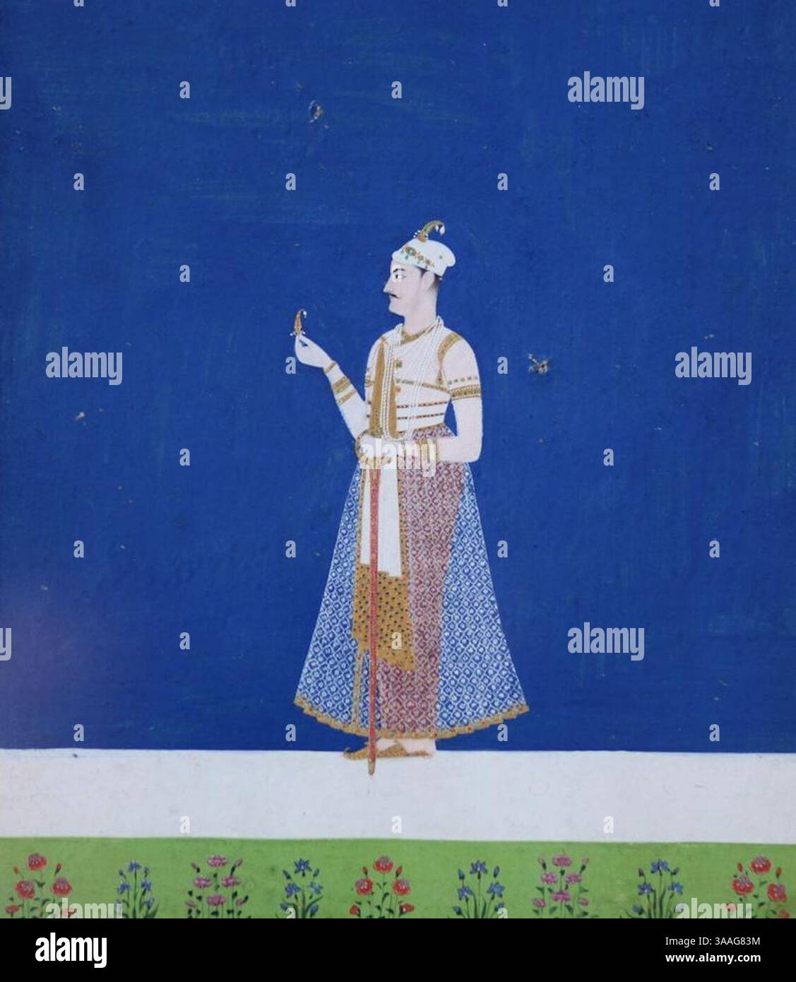 James Achilles Kirkpatrick in Mughal dress painted by his friend the ...