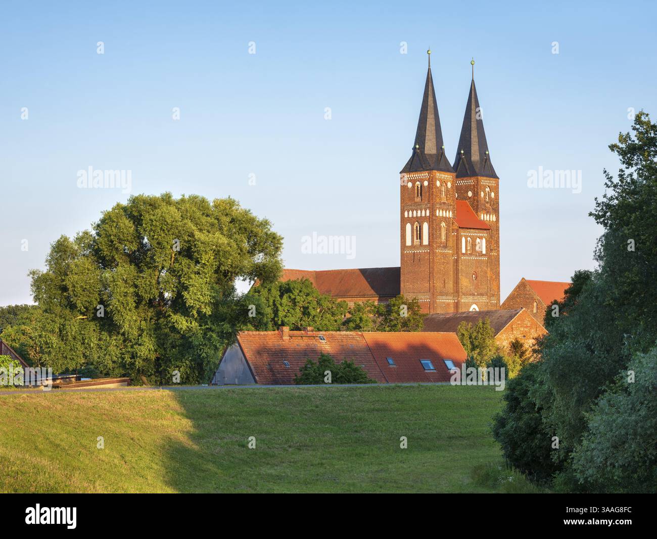 The monastery church of Jerichow Monastery, the cradle of North German ...