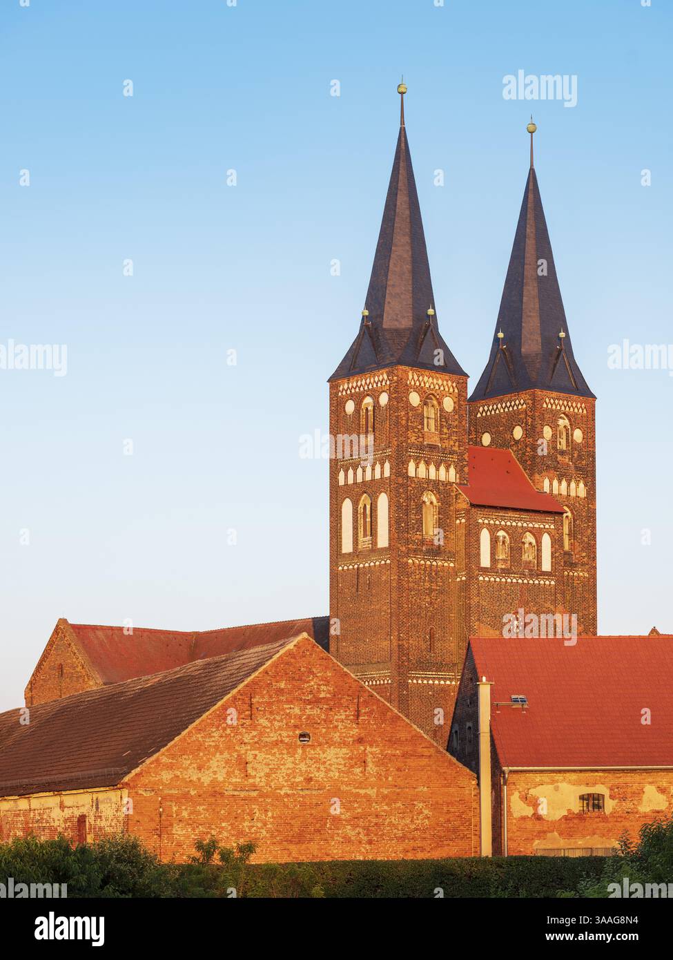 The monastery church of Jerichow Monastery, the cradle of North German ...