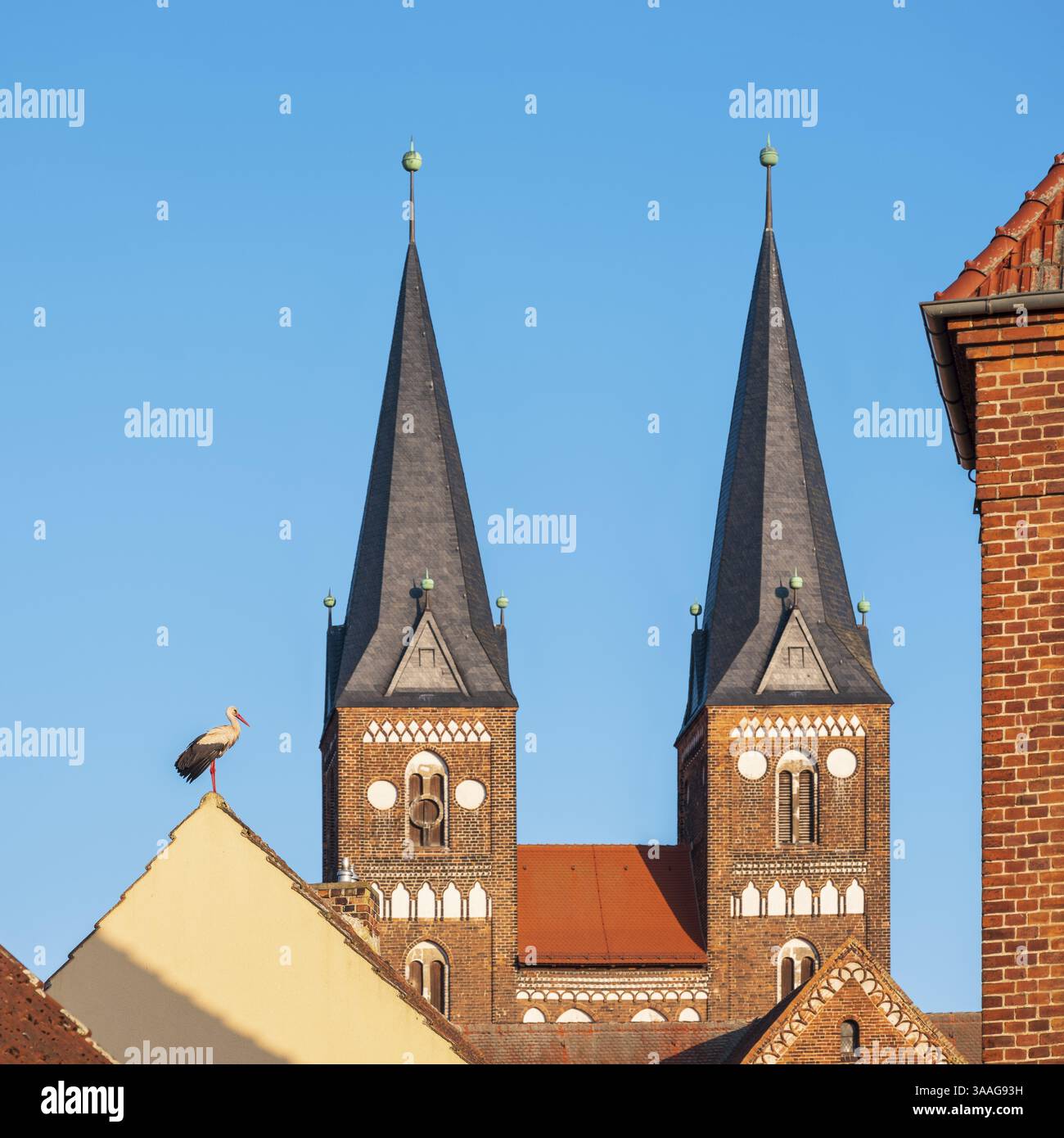 The monastery church of Jerichow Monastery, cradle of North German ...